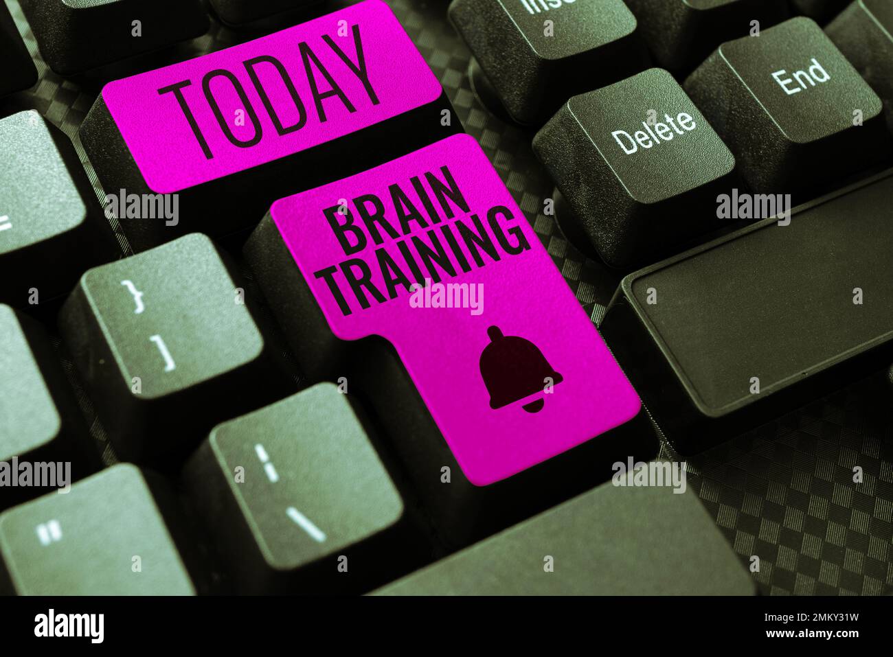 Text sign showing Brain Training. Concept meaning mental activities to ...