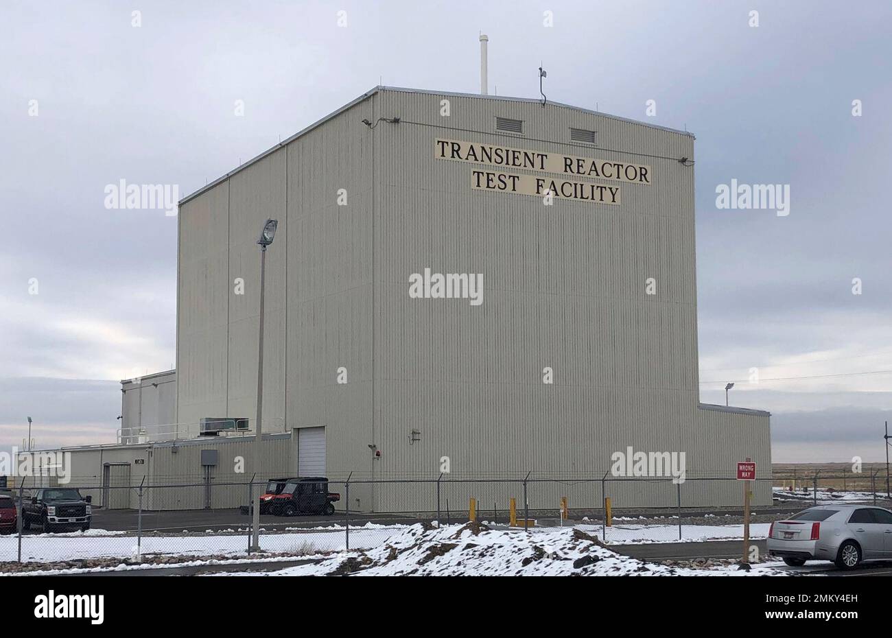 This Nov. 29, 2018 photo shows the exterior of the Transient Reactor ...