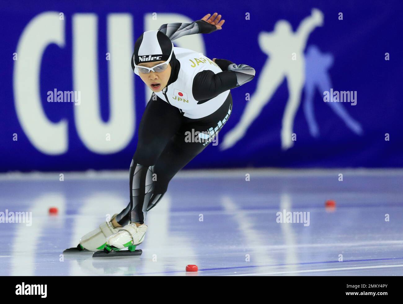 Japan's Nana Tagaki competes during the women's 1500 meters race of the ...