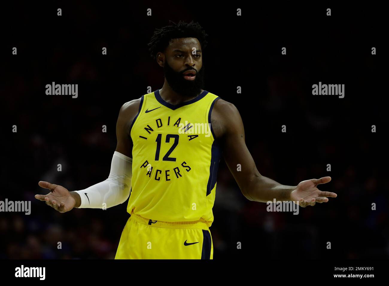 Indiana Pacers' Tyreke Evans in action during an NBA basketball game ...