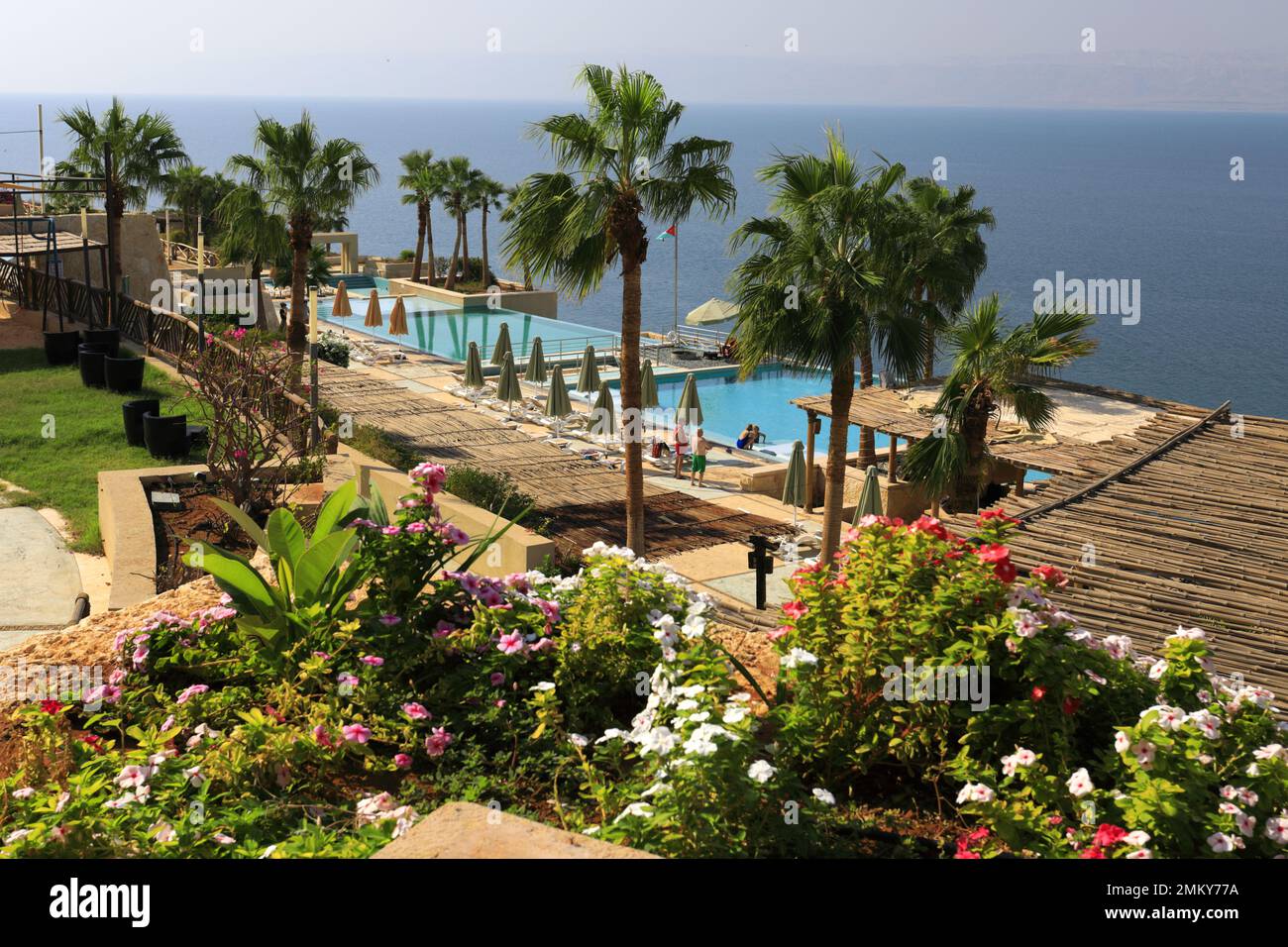 The OH Beach hotel and resort, Dead Sea, Jordan Stock Photo - Alamy
