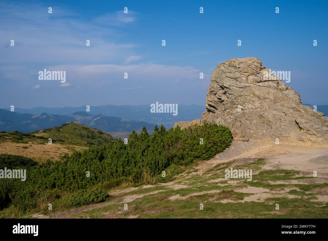 beautiful landscape mountains Carpathians in the Ukraine Stock Photo ...