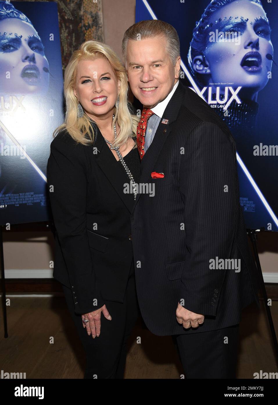 Rita Cosby and husband Tomaczek Bednarek attend a special screening of ...