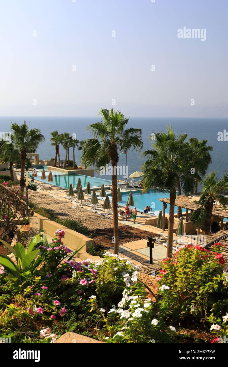 The OH Beach hotel and resort, Dead Sea, Jordan Stock Photo - Alamy