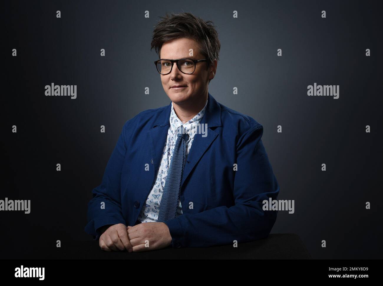 In this Dec. 10, 2018 photo, Australian comedian Hannah Gadsby poses ...