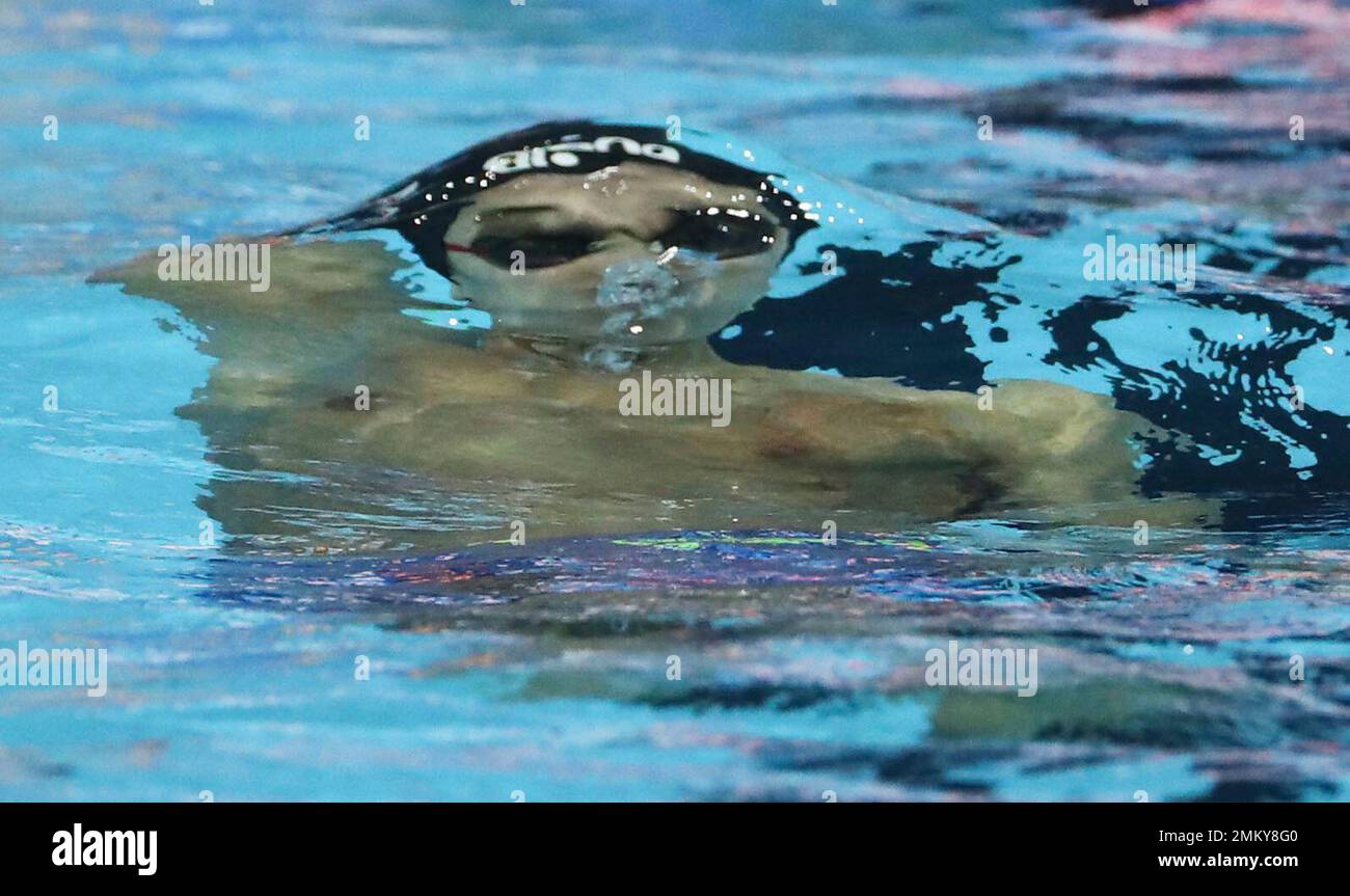 Russia's Evgeny Rylov swims during men's 50m backstroke at 14th FINA ...