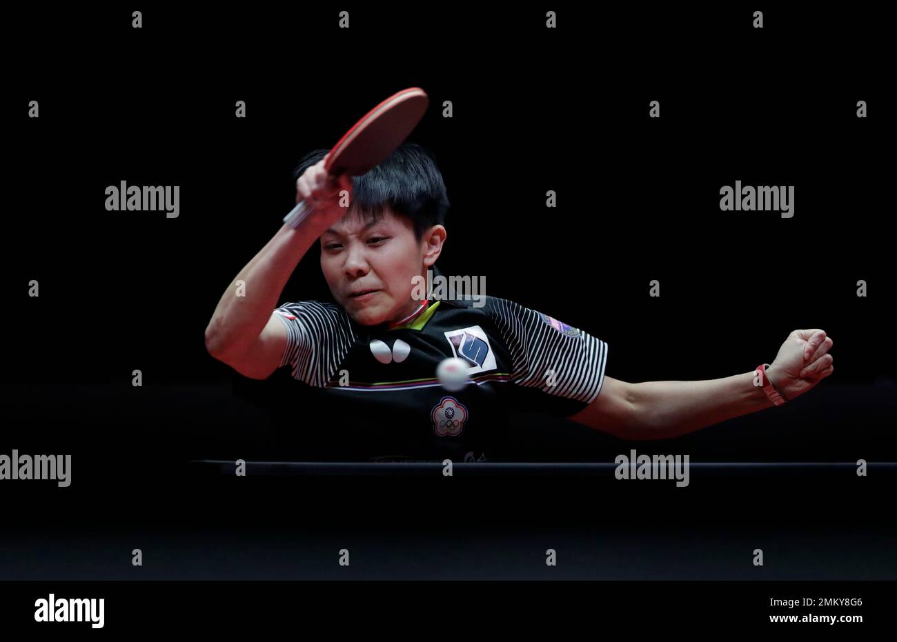 Taiwan's Cheng I-ching competes against China's Ding Ning in the women ...