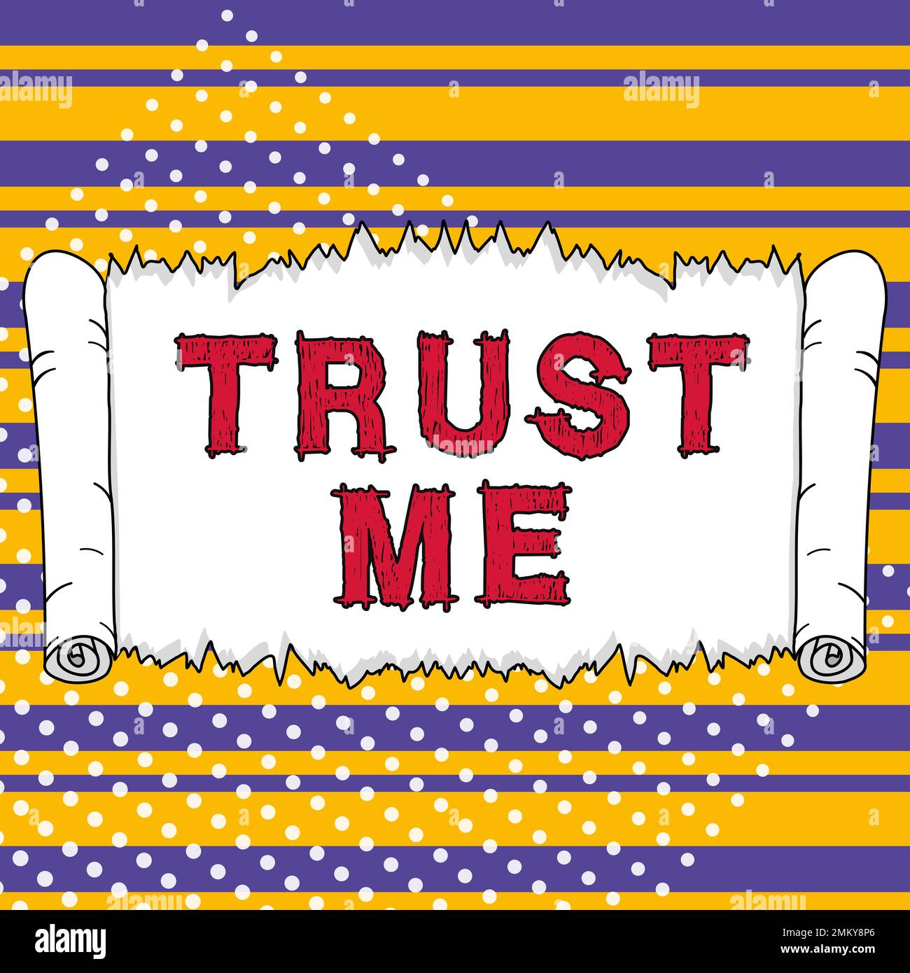Handwriting text Trust Me. Conceptual photo Believe Have faith in other ...