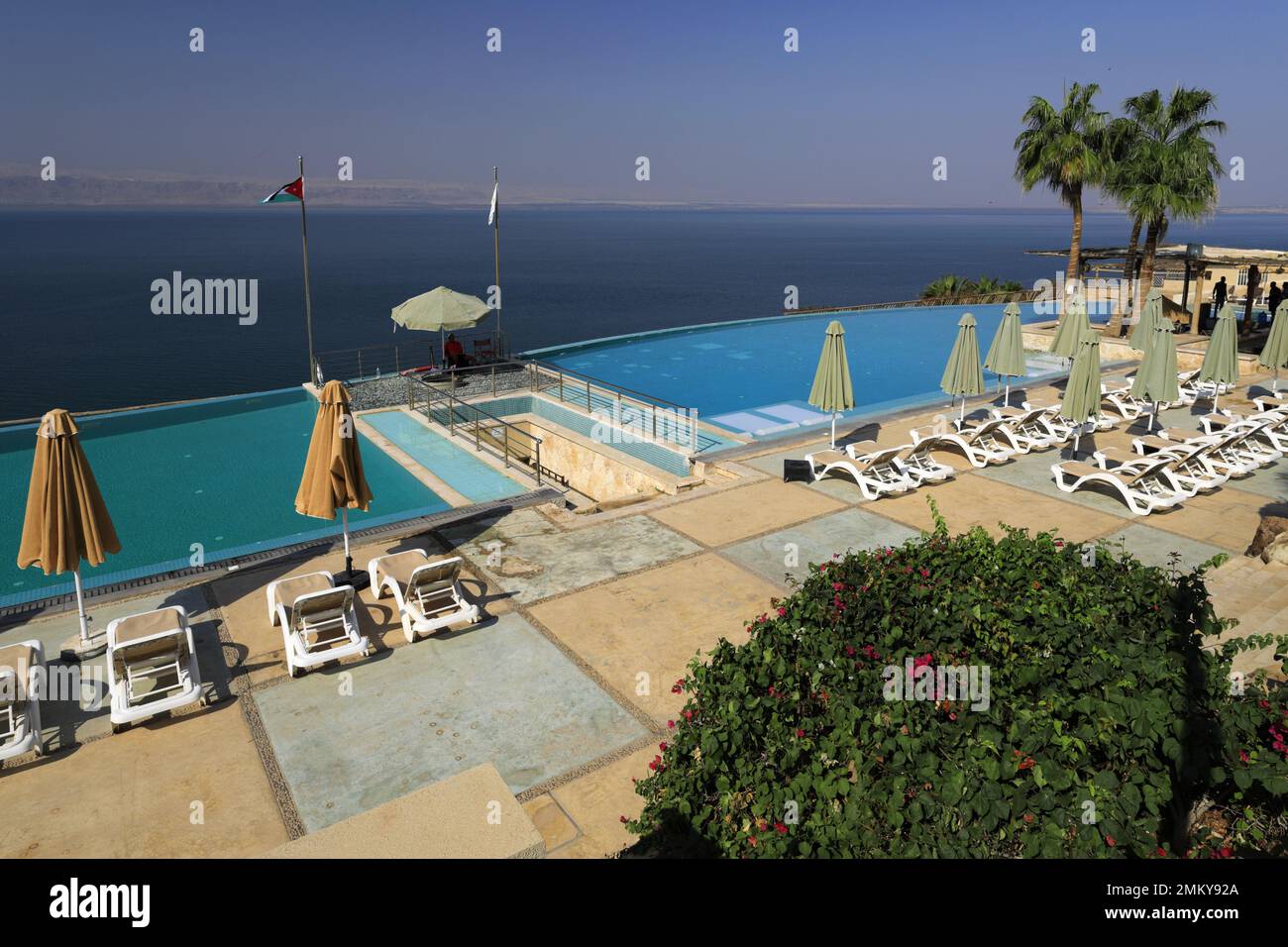 The OH Beach hotel and resort, Dead Sea, Jordan Stock Photo - Alamy