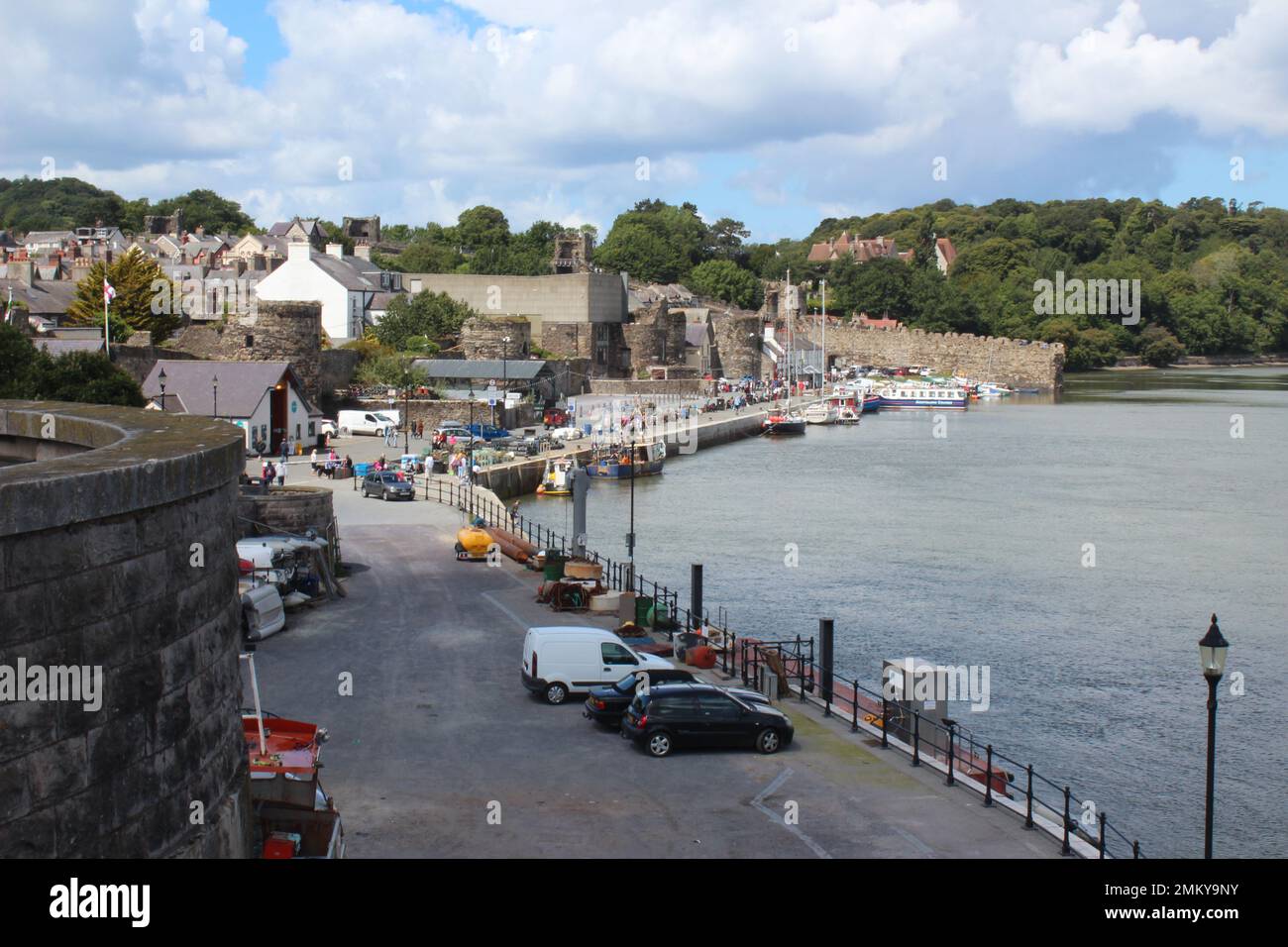Conwy is a coastal town on the North Wales coast Stock Photo - Alamy