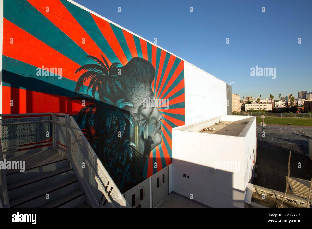 A mural by artist Beau Stanton of actress Ava Gardner is seen at the ...