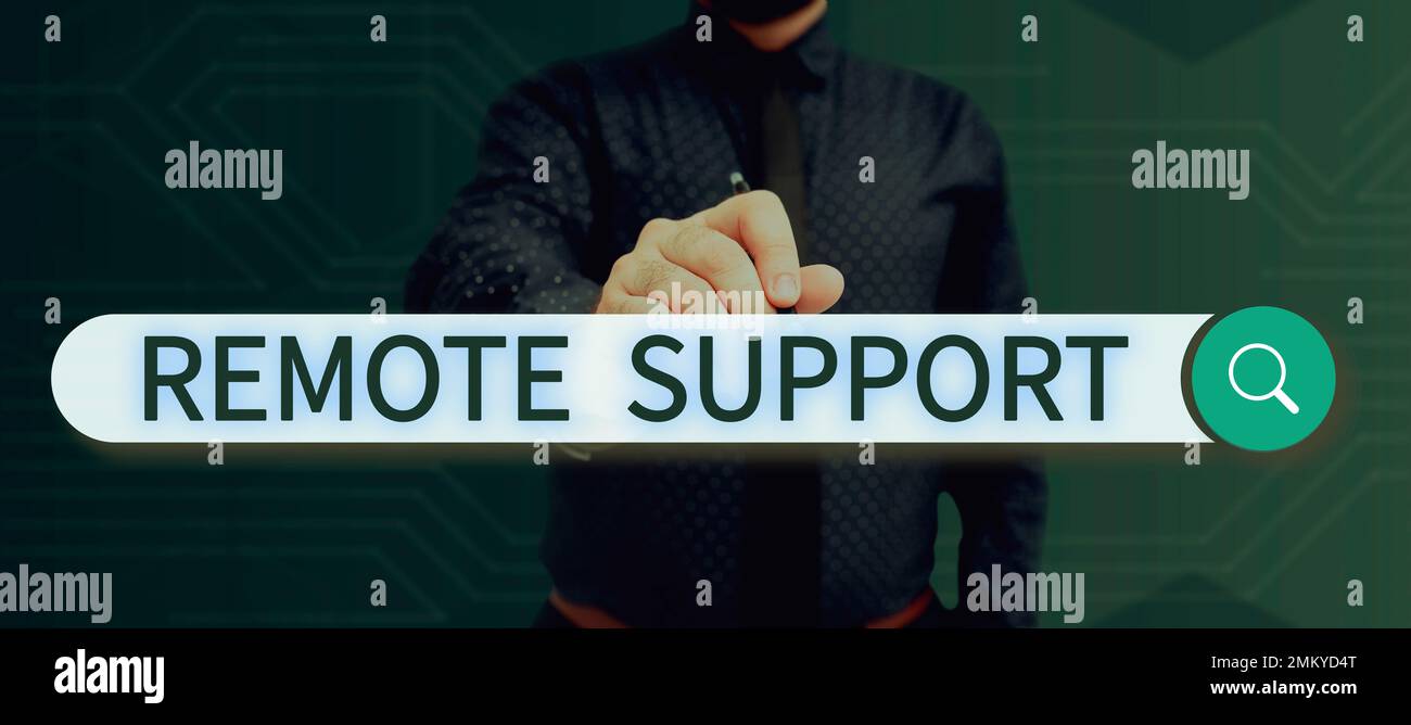 Conceptual caption remote hi-res stock photography and images - Alamy