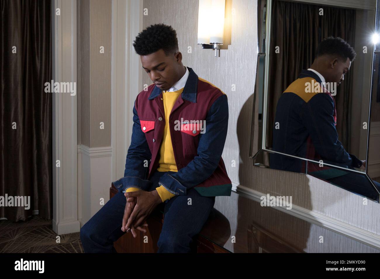 In this Nov. 30, 2018 photo, actor Stephan James poses for a portrait ...