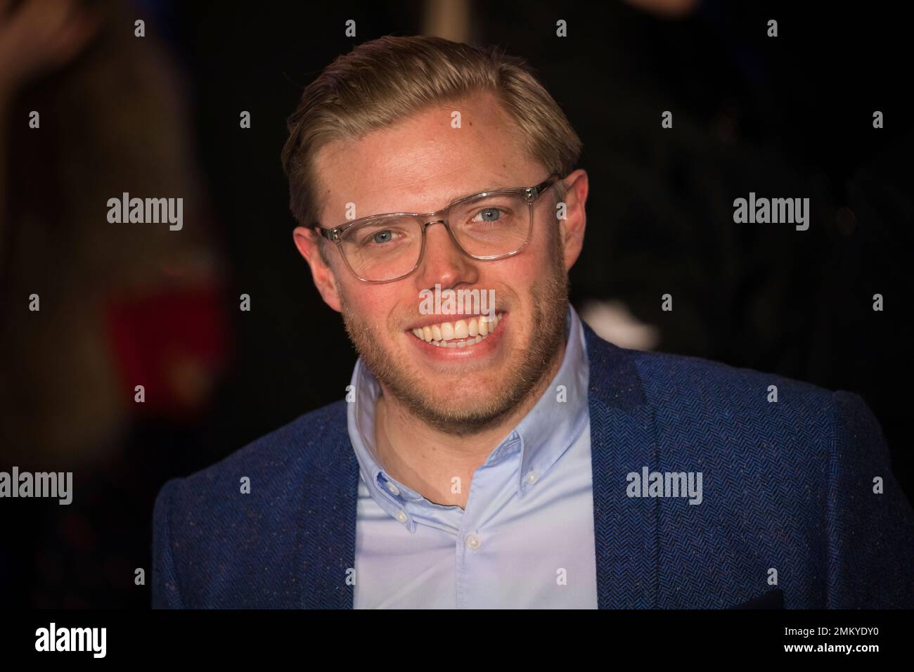 Rob Beckett poses for photographers upon arrival at the 'Mary Poppins ...