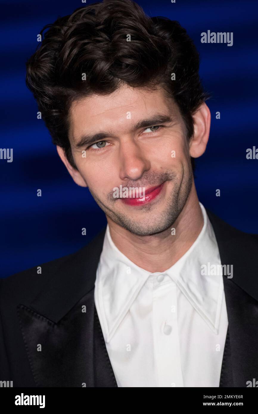 Actor Ben Wishaw poses for photographers upon arrival at the 'Mary ...