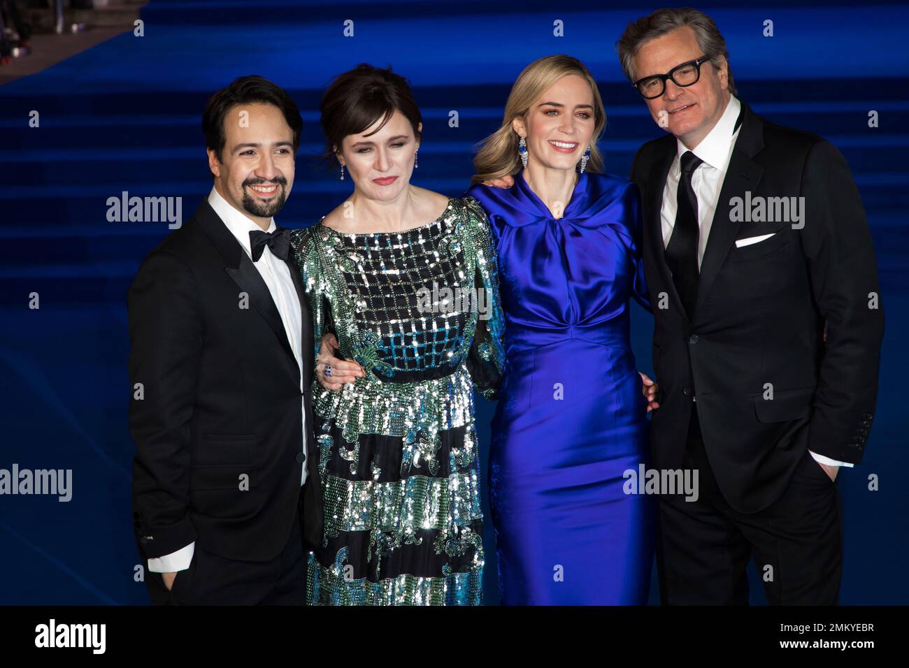 Actors Lin-Manuel Miranda, from left, Emily Mortimer, Emily Blunt and ...