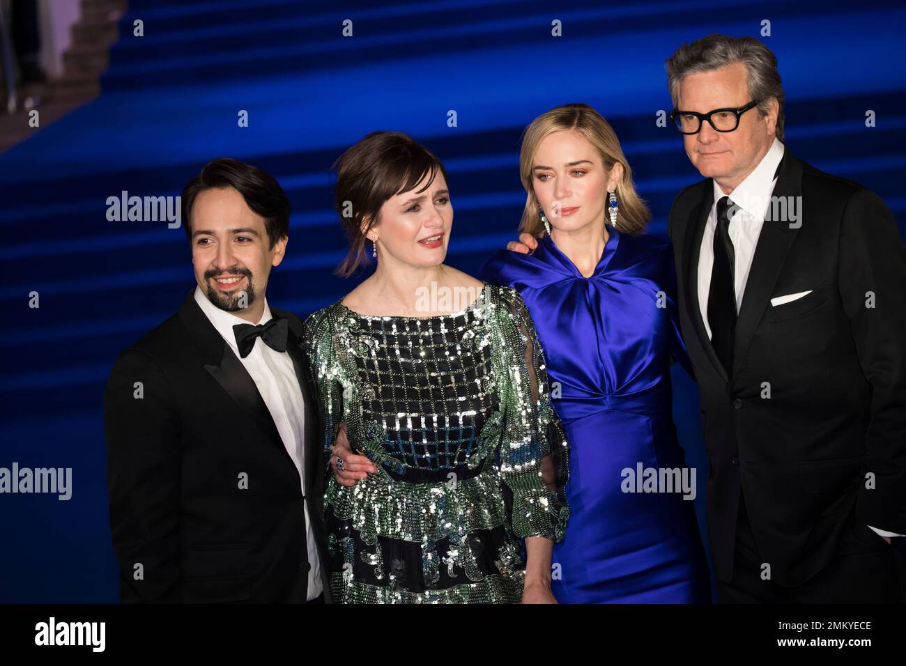 Actors Lin-Manuel Miranda, from left, Emily Mortimer, Emily Blunt and ...