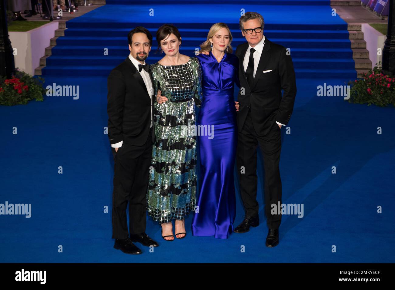 Actors Lin-Manuel Miranda, from left, Emily Mortimer, Emily Blunt and ...