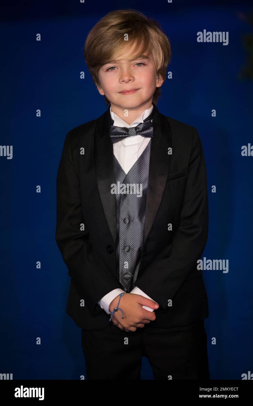 Actor Joel Dawson poses for photographers upon arrival at the 'Mary ...