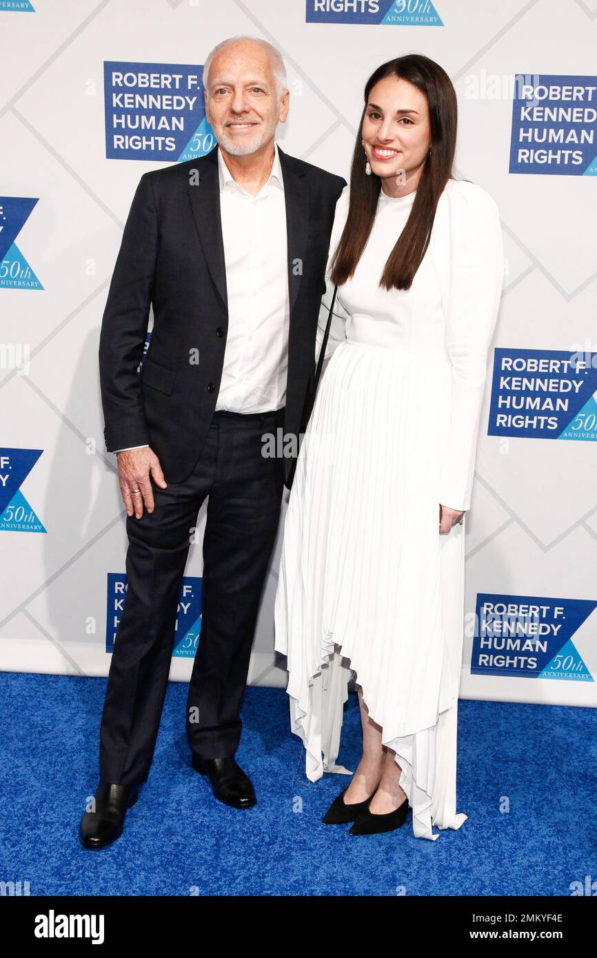 Peter Frampton, left, and Jade Frampton, right, attend the 2018 Robert ...