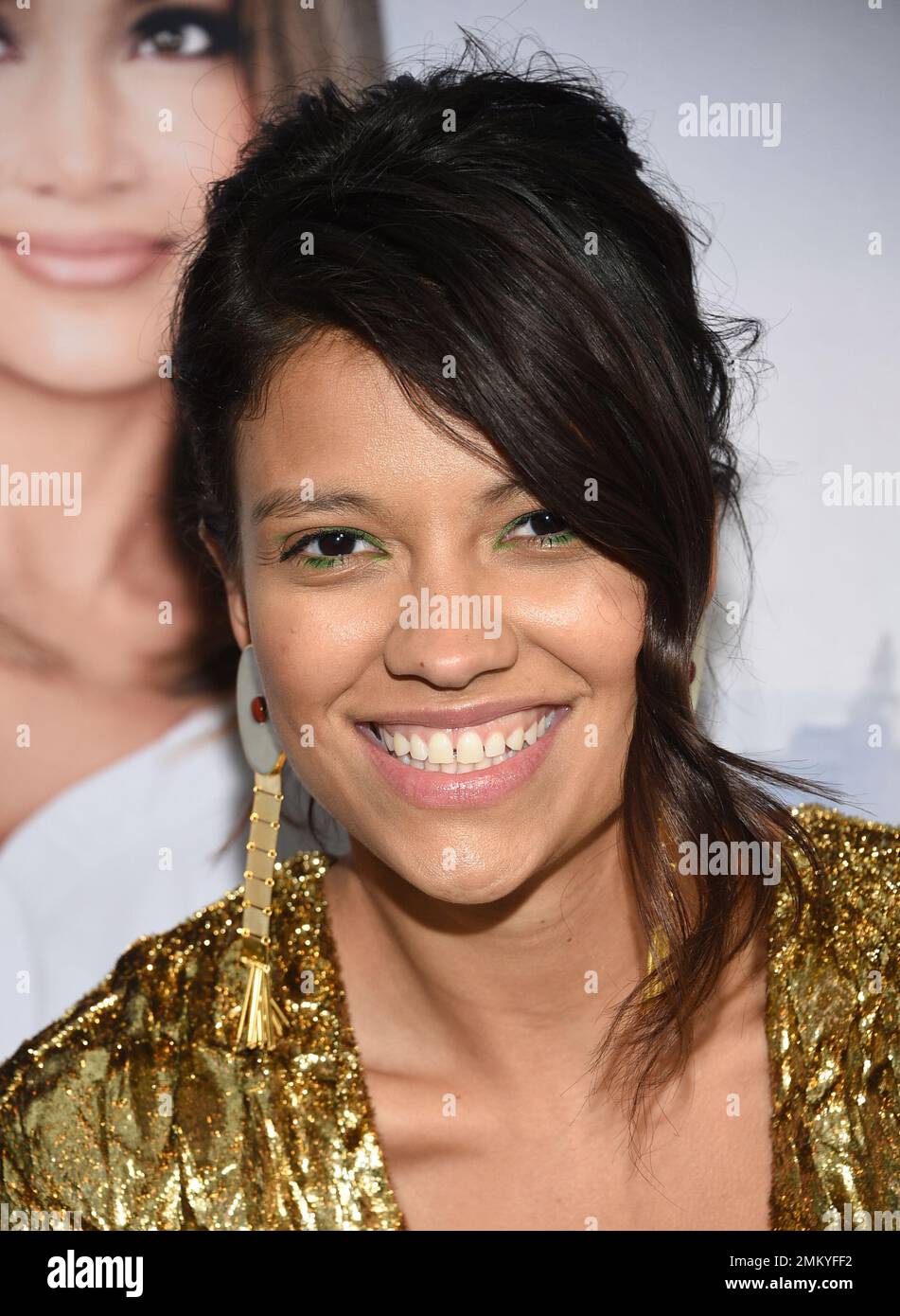 Model Victoria Britto attends the world premiere of "Second Act" at ...