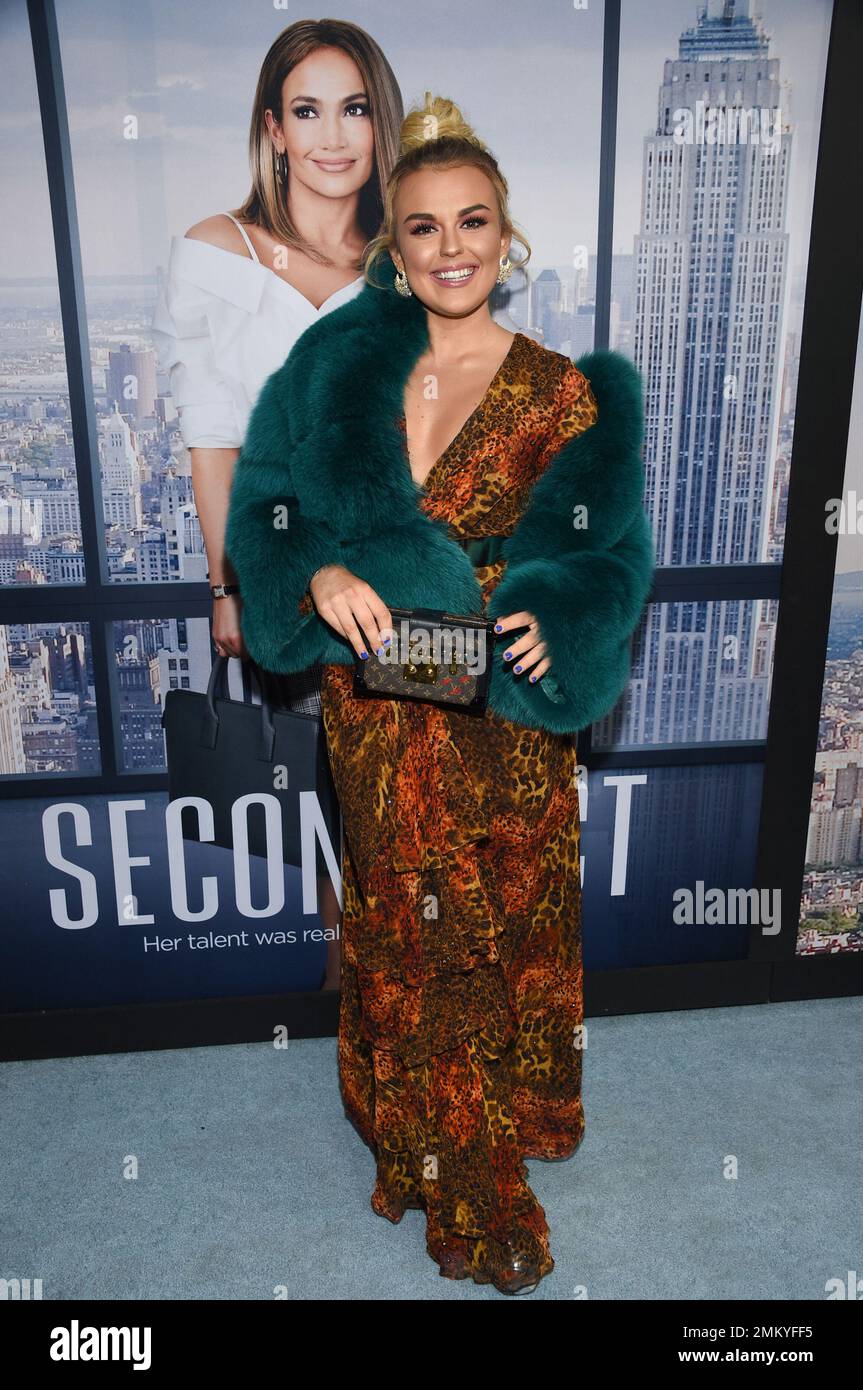 Singer Tallia Storm attends the world premiere of "Second Act" at Regal ...