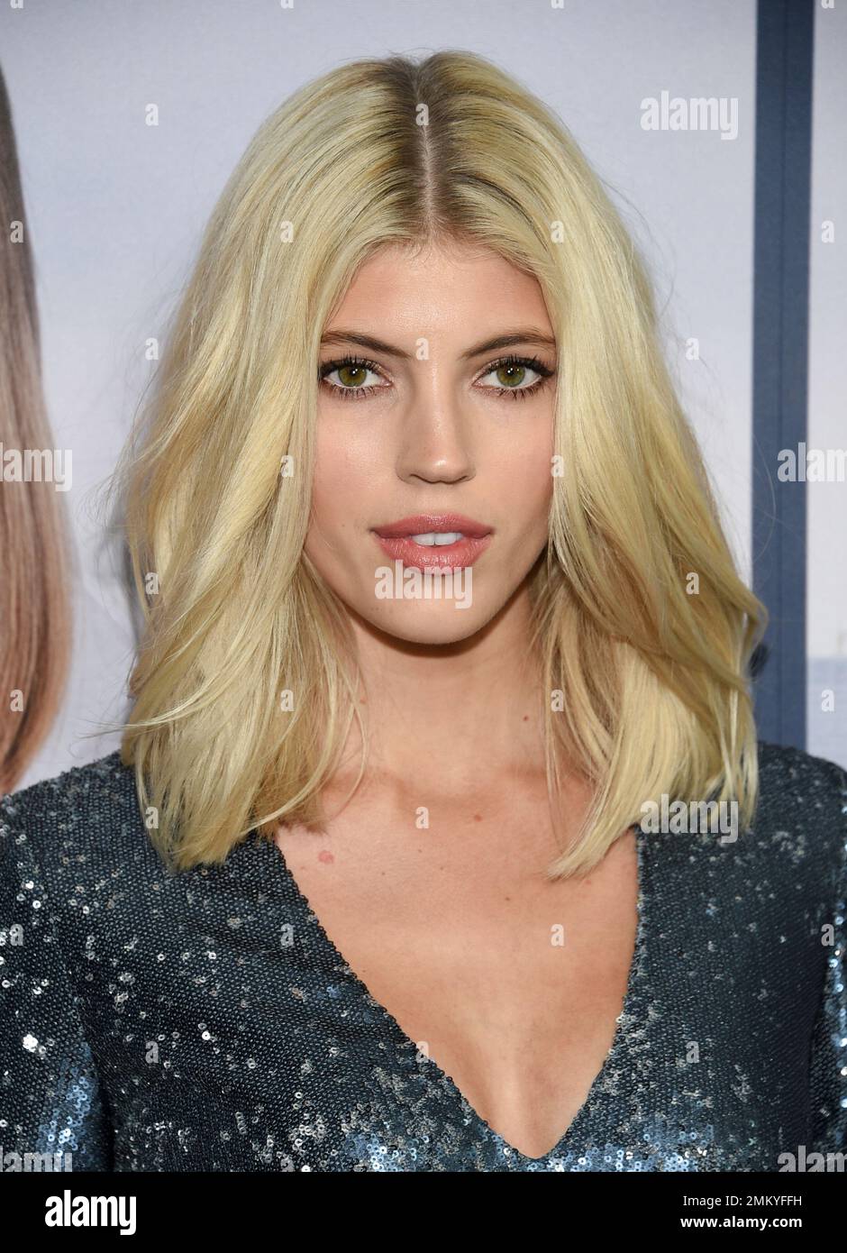 Model Devon Windsor attends the world premiere of "Second Act" at Regal ...