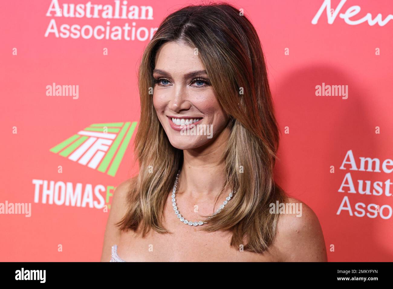 LOS ANGELES, CALIFORNIA, USA - JANUARY 28: Australian singer-songwriter Delta Goodrem arrives at ...