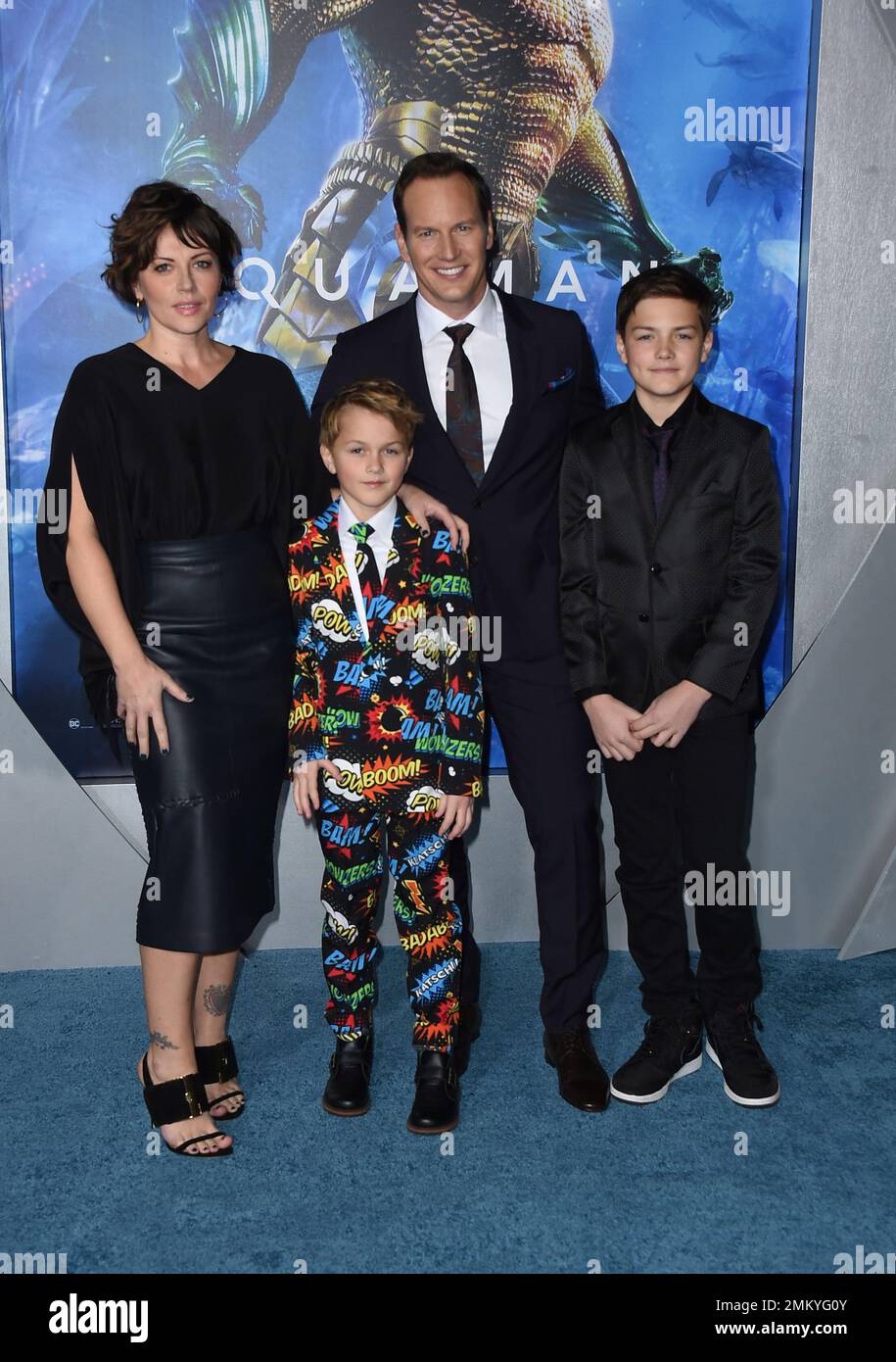 Dagmara Dominczyk, from left, Kassian McCarrell Wilson, Patrick Wilson ...