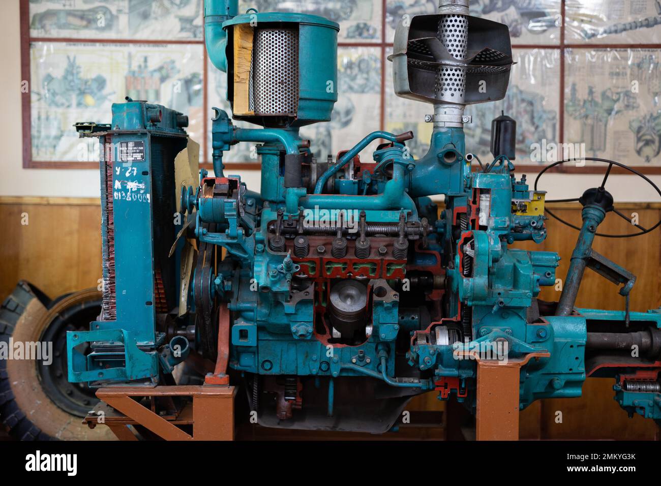 internal combustion engine for the car Stock Photo - Alamy
