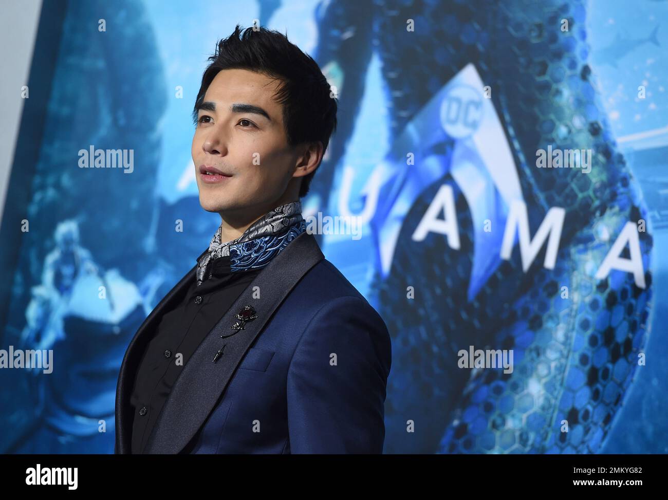 Ludi Lin arrives at the premiere of "Aquaman" at TCL Chinese Theatre on ...