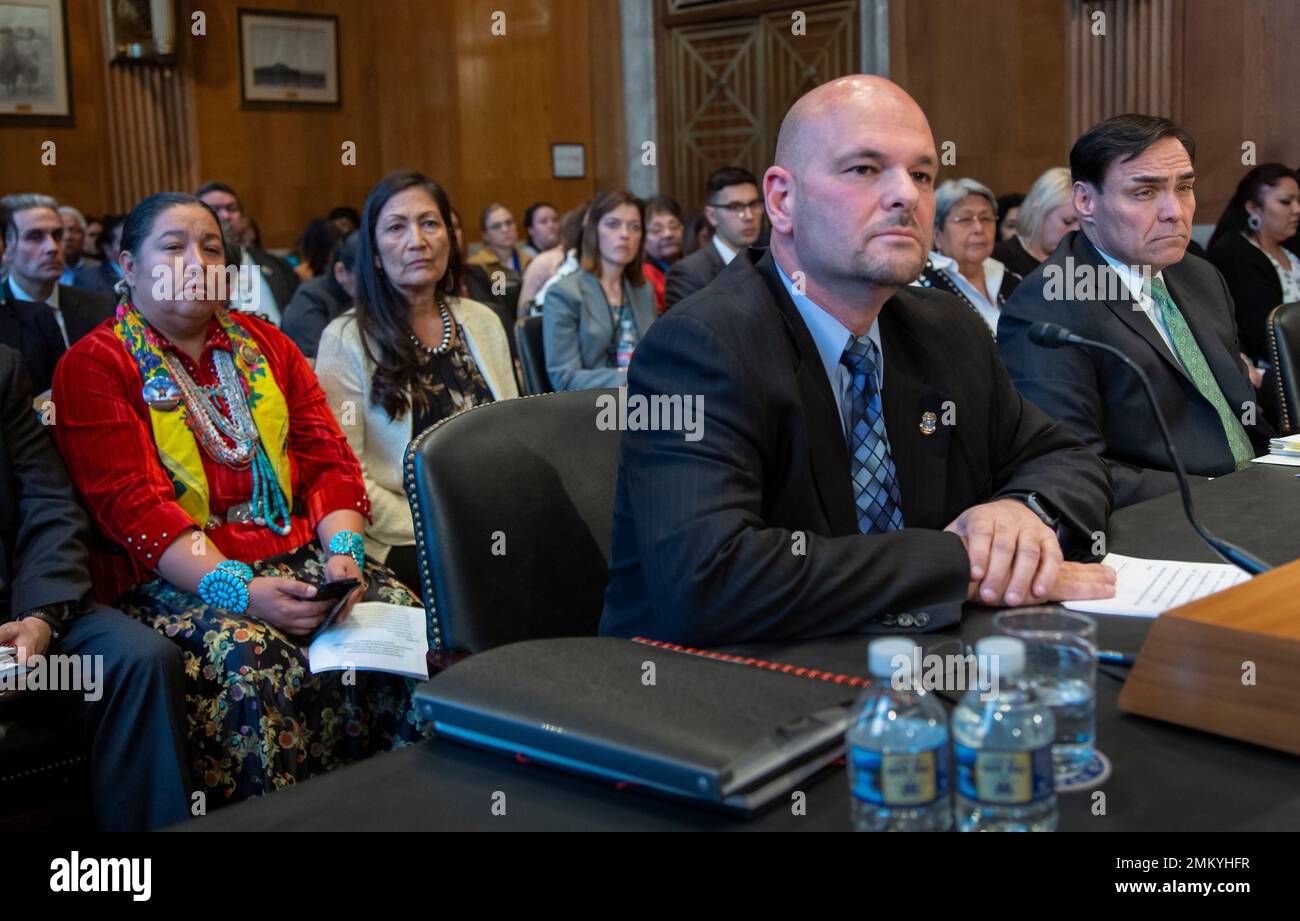 From left, Amber Crotty from Window Rock, Ariz., a delegate of the ...