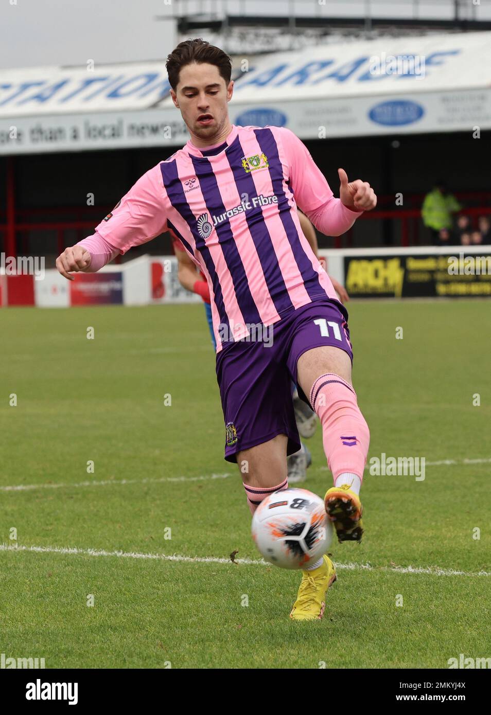 Jordan Young of Yeovil Town during National League match between ...