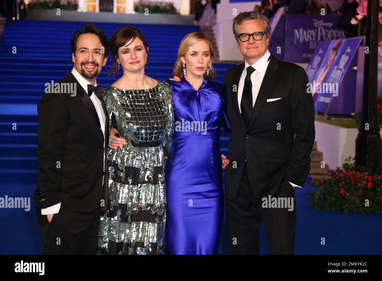 Actors Lin-Manuel Miranda, from left, Emily Mortimer, Emily Blunt and ...