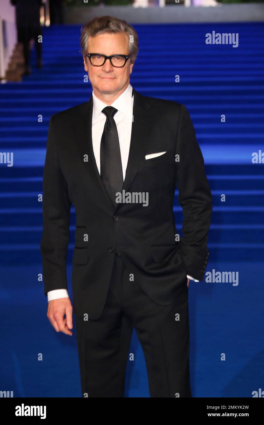 Actor Colin Firth poses for photographers upon arrival at the 'Mary ...
