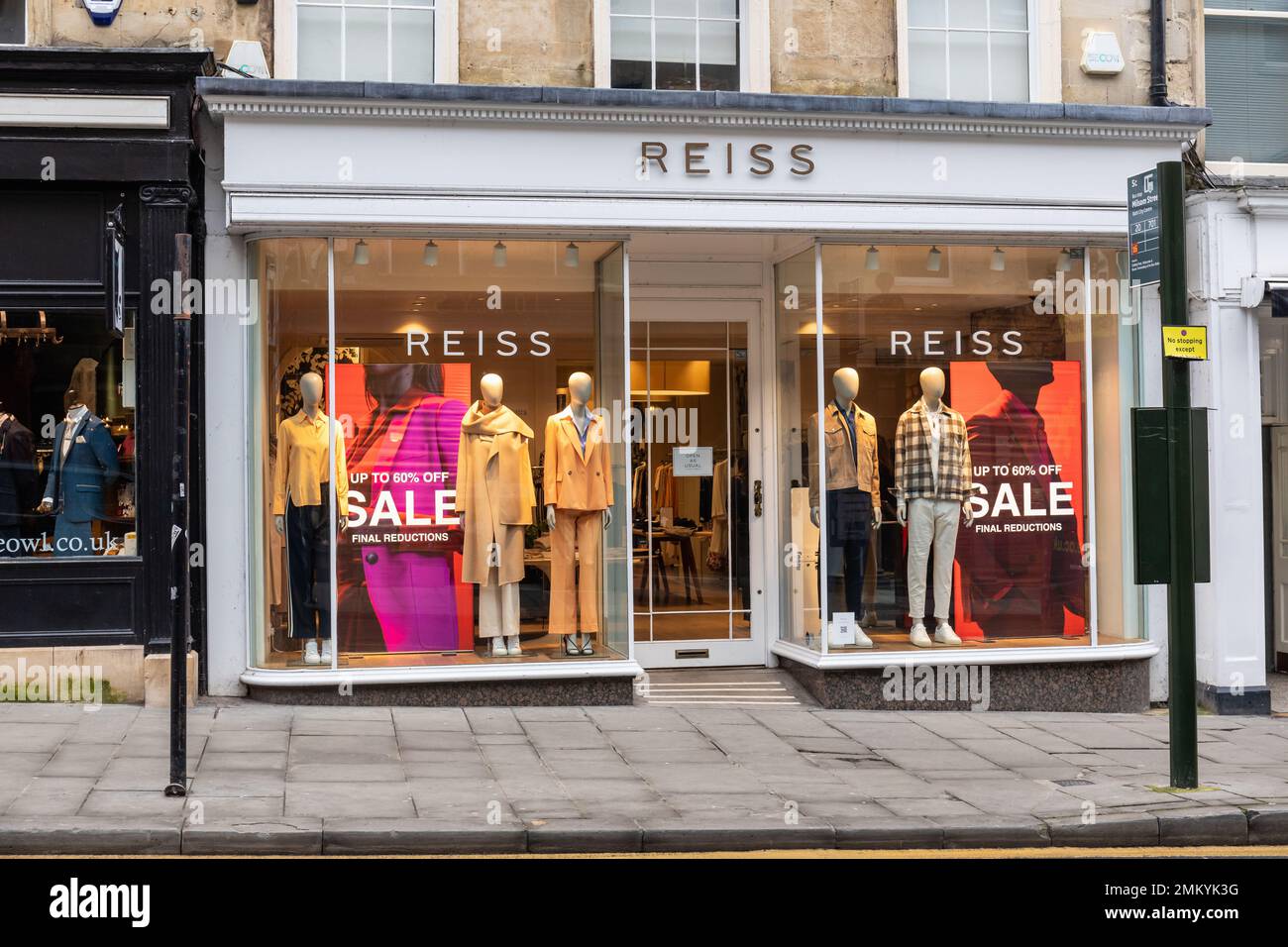 Reiss fashion clothing store a British fashion brand in Milsom Street ...