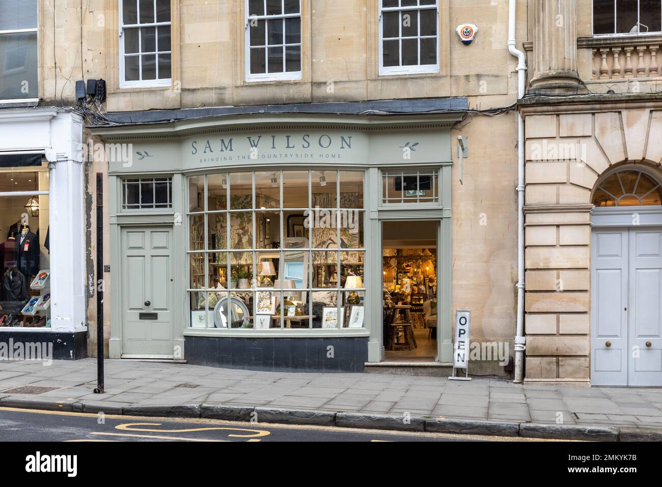 Sam Wilson Studio Ltd, Milsom Street, Bath Somerset, England, UK Stock ...