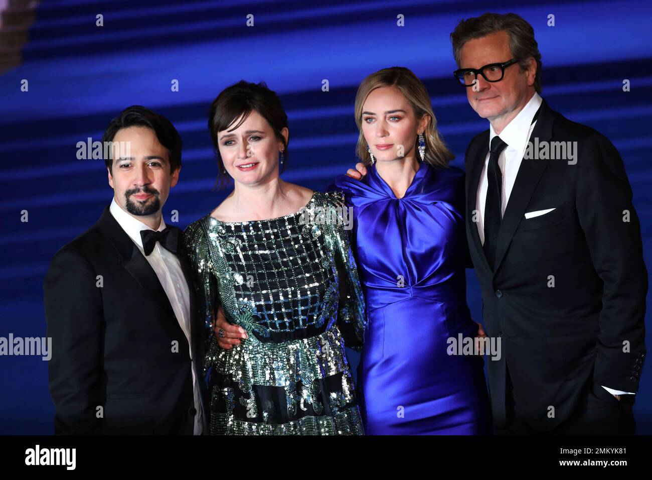 Actors Lin-Manuel Miranda, from left, Emily Mortimer, Emily Blunt and ...