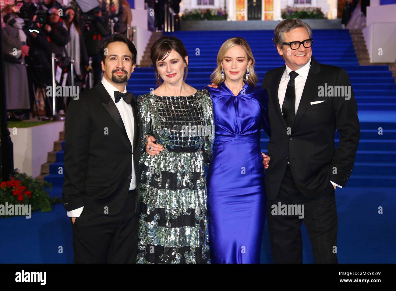Actors Lin-Manuel Miranda, from left, Emily Mortimer, Emily Blunt and ...