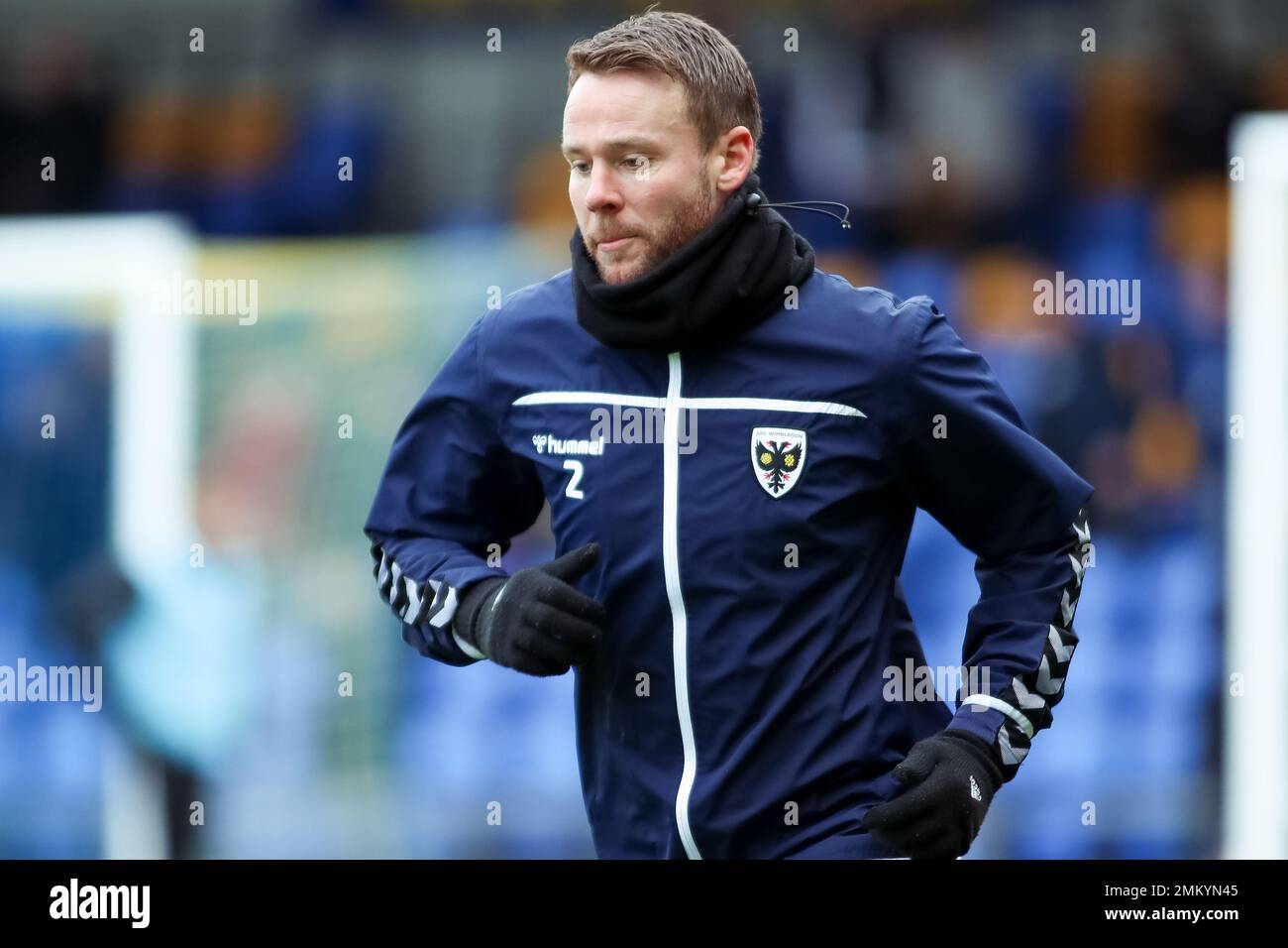Chris gunter afc wimbledon hi-res stock photography and images - Alamy