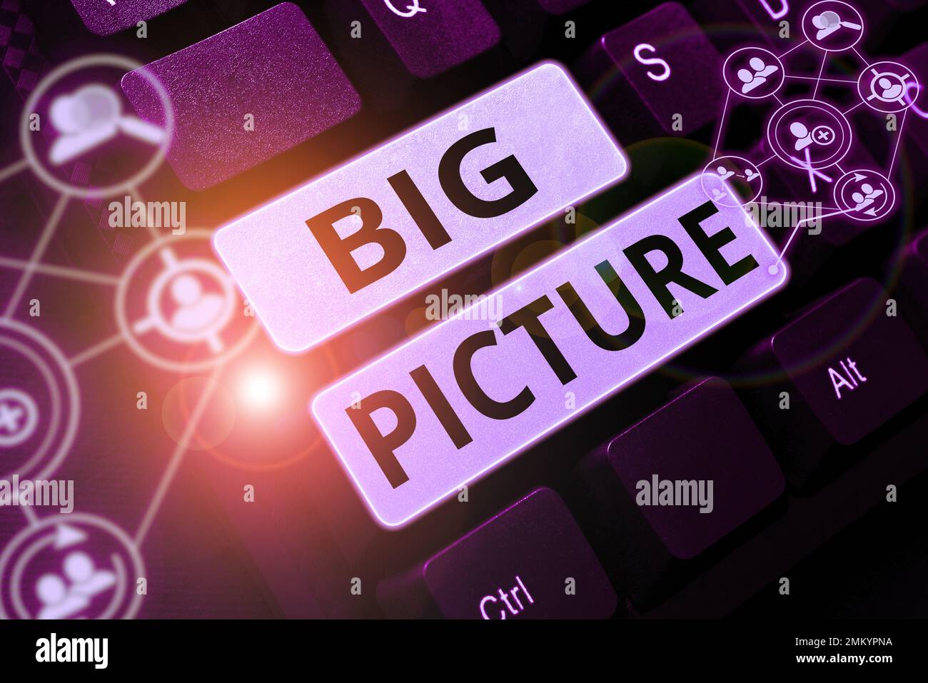 Sign displaying Big Picture. Business concept most important facts ...