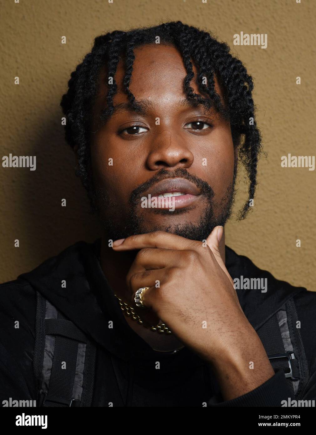 In this Nov. 30, 2018 photo, Shameik Moore, a cast member in "Spider ...