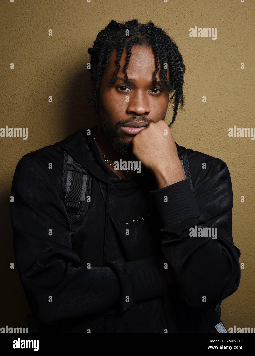 In this Nov. 30, 2018 photo, Shameik Moore, a cast member in "Spider ...