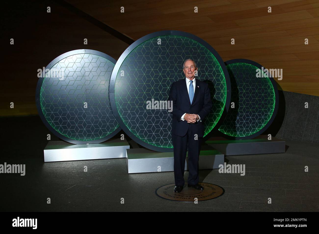 Michael Bloomberg poses for photographers upon arrival at the Bloomberg ...