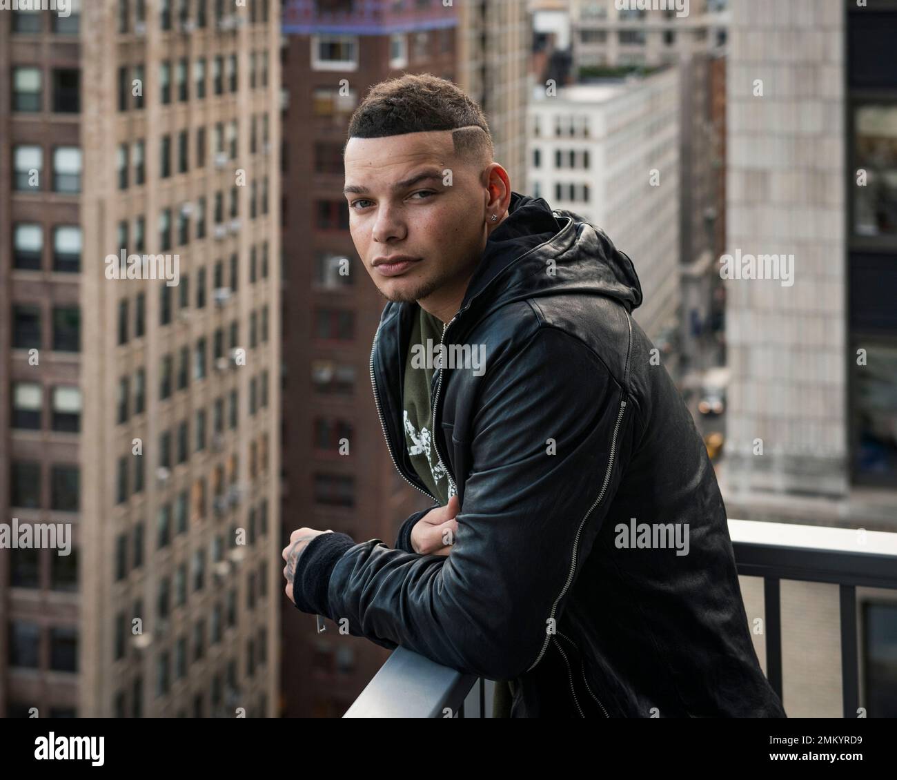 In this Nov. 7, 2018 photo, country singer Kane Brown poses for a ...