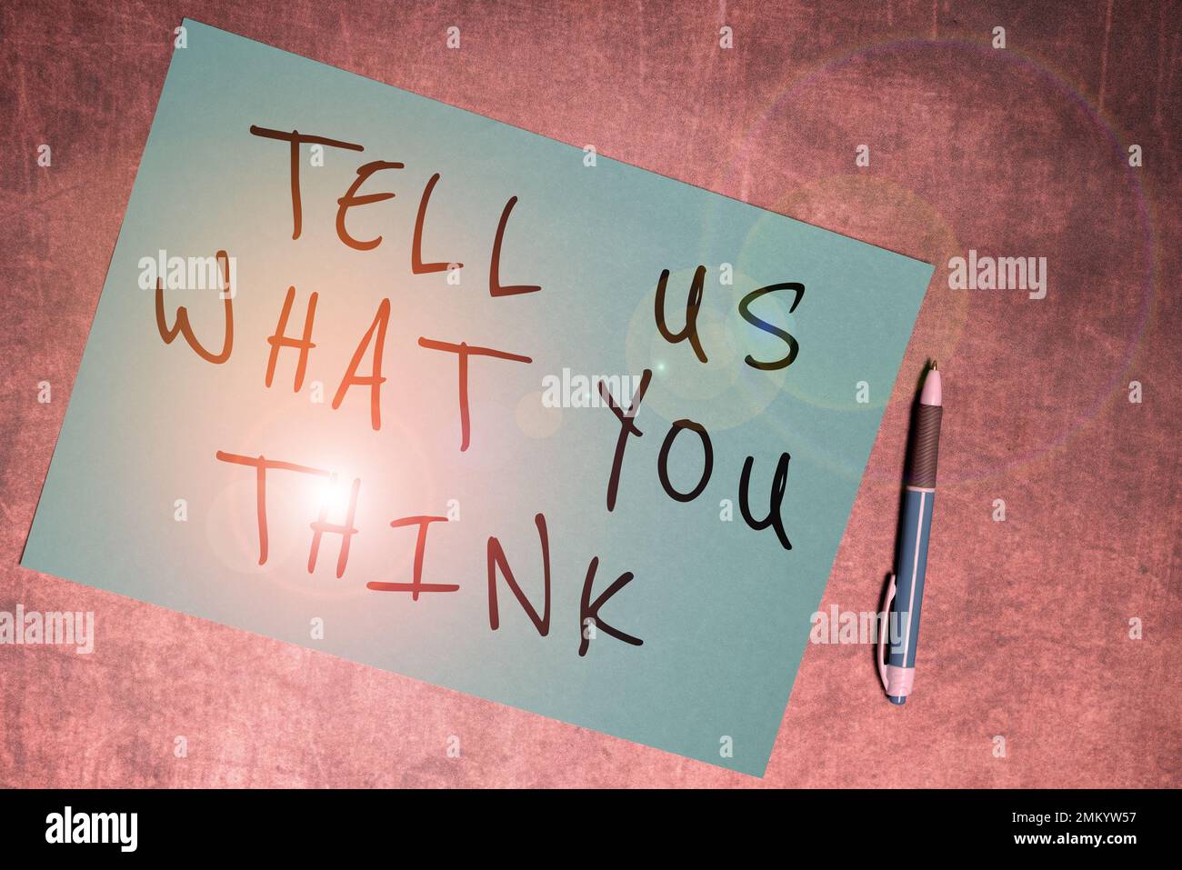 Conceptual display Tell Us What You Think. Business approach Express ...