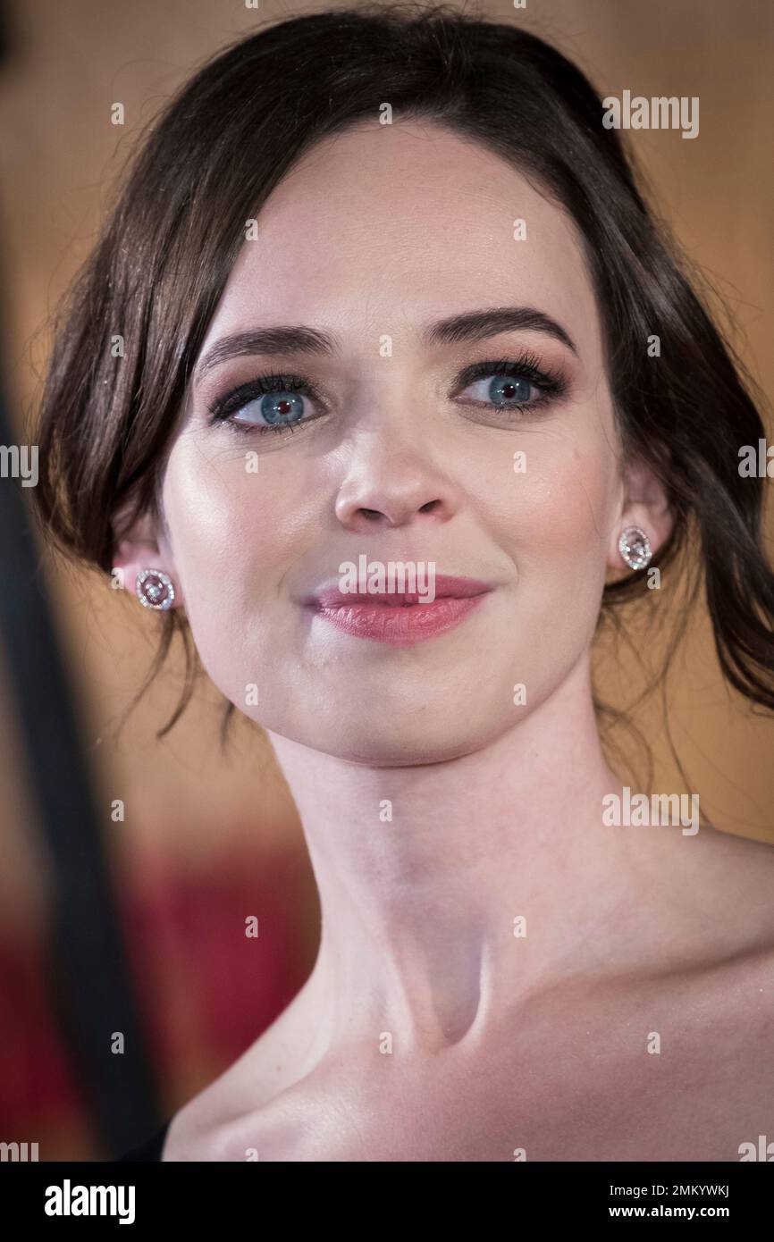 Eileen O'Higgins poses for photographers upon arrival at the premiere ...