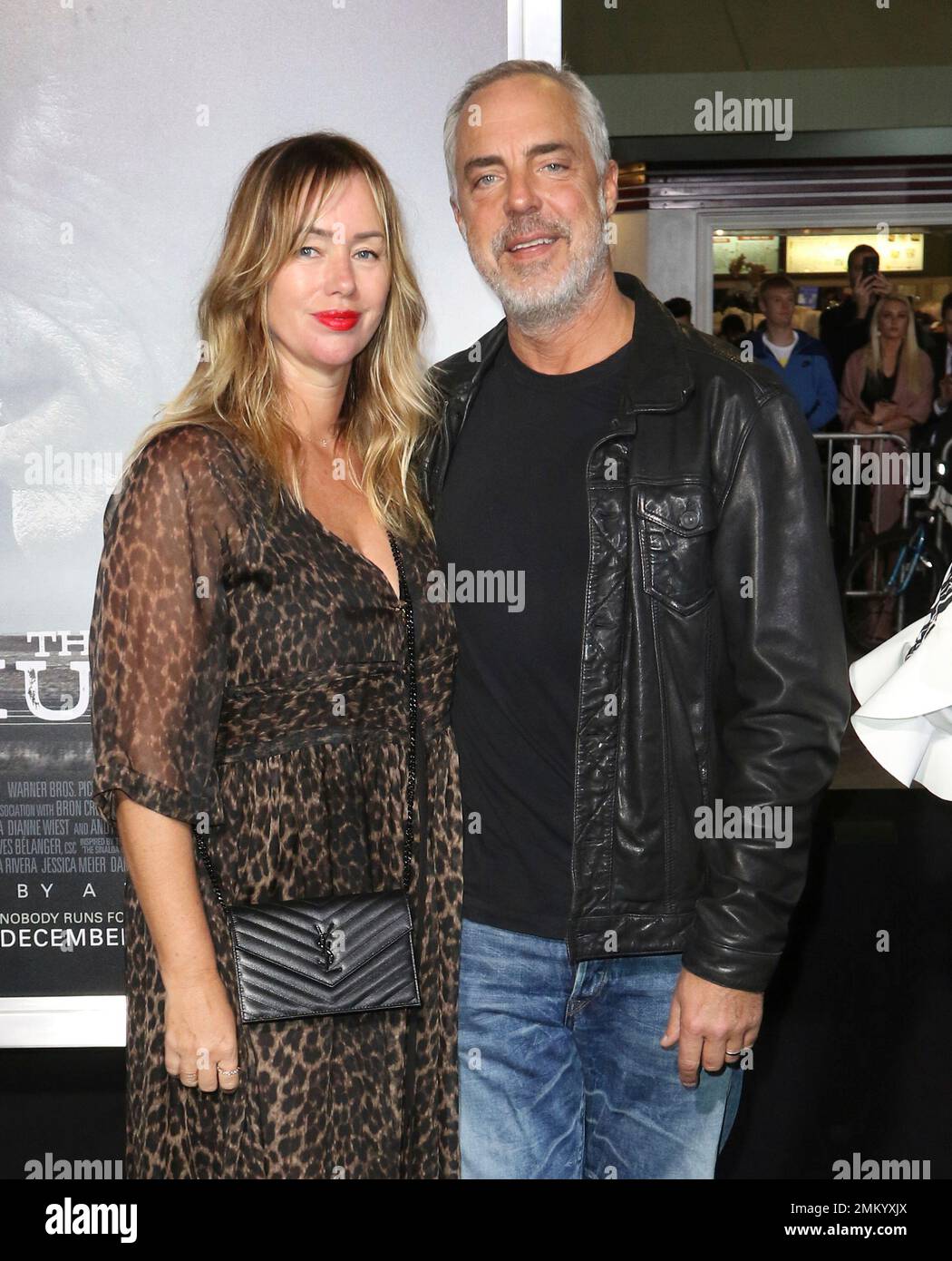 Titus Welliver, right, and Jose Stemkens arrive at the world premiere ...