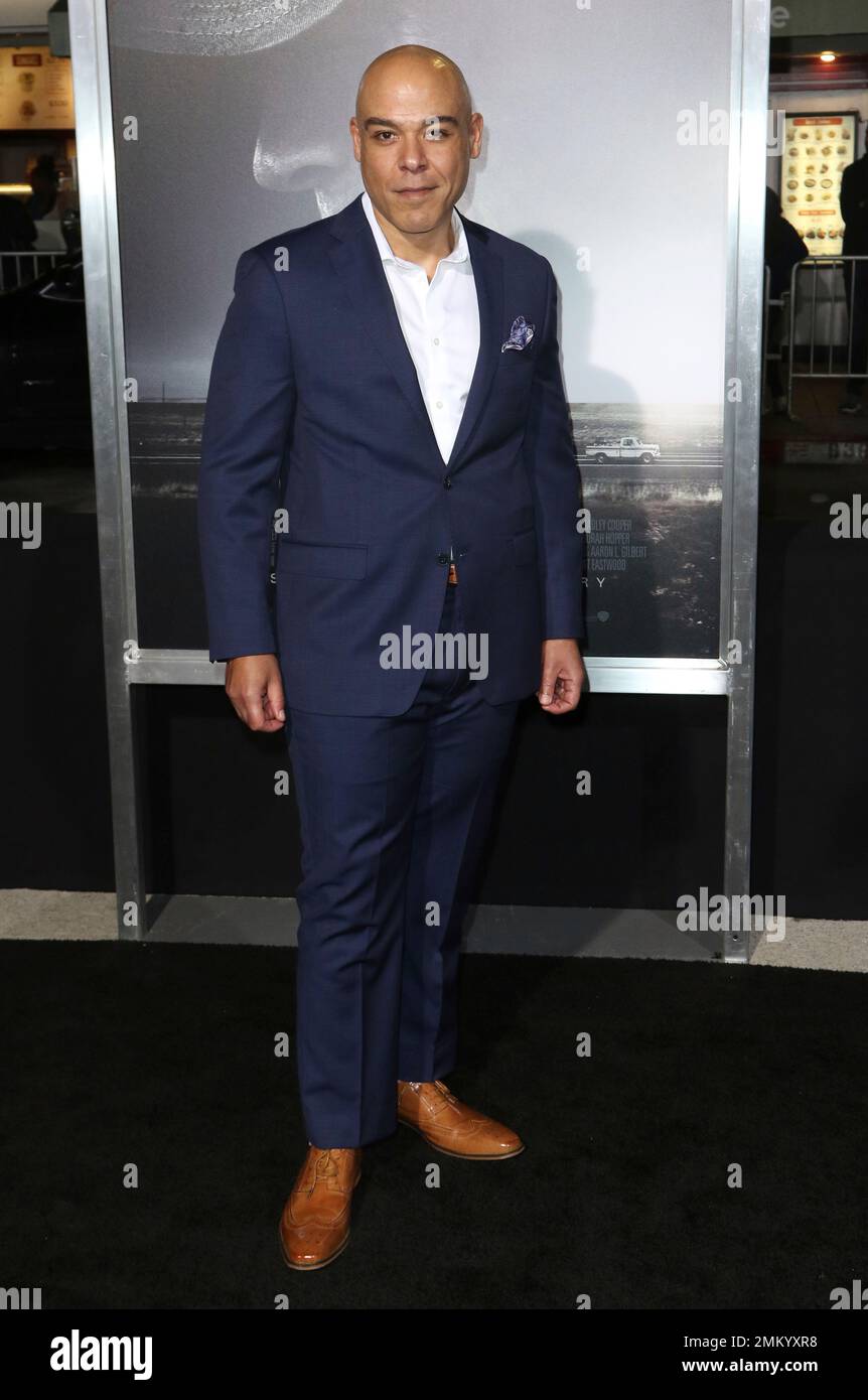 Lobo Sebastian arrives at the world premiere of "The Mule" on Monday ...