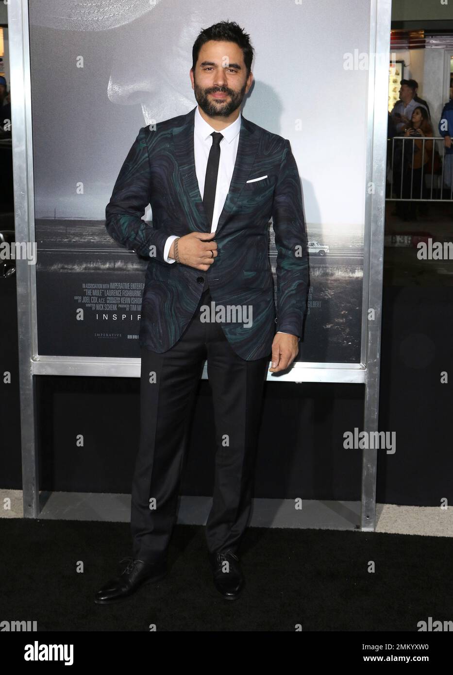 Ignacio Serricchio arrives at the world premiere of "The Mule" on ...